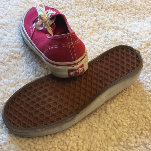 Vans | Shoes | Vans Classic Red Canvas Sneakers M 7 W 85 | Poshmark